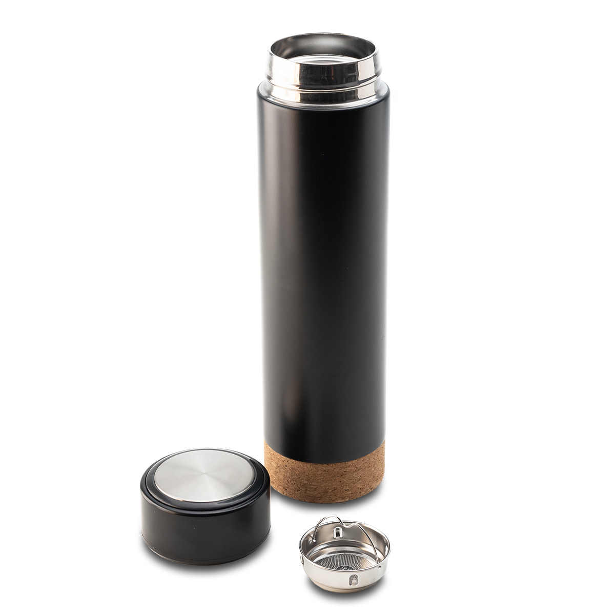 OSSEO vacuum bottle 450 ml, black | Promolog