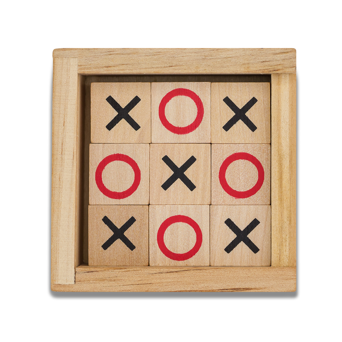 TIC TAC TOE game of noughts and crosses, beige | Promolog
