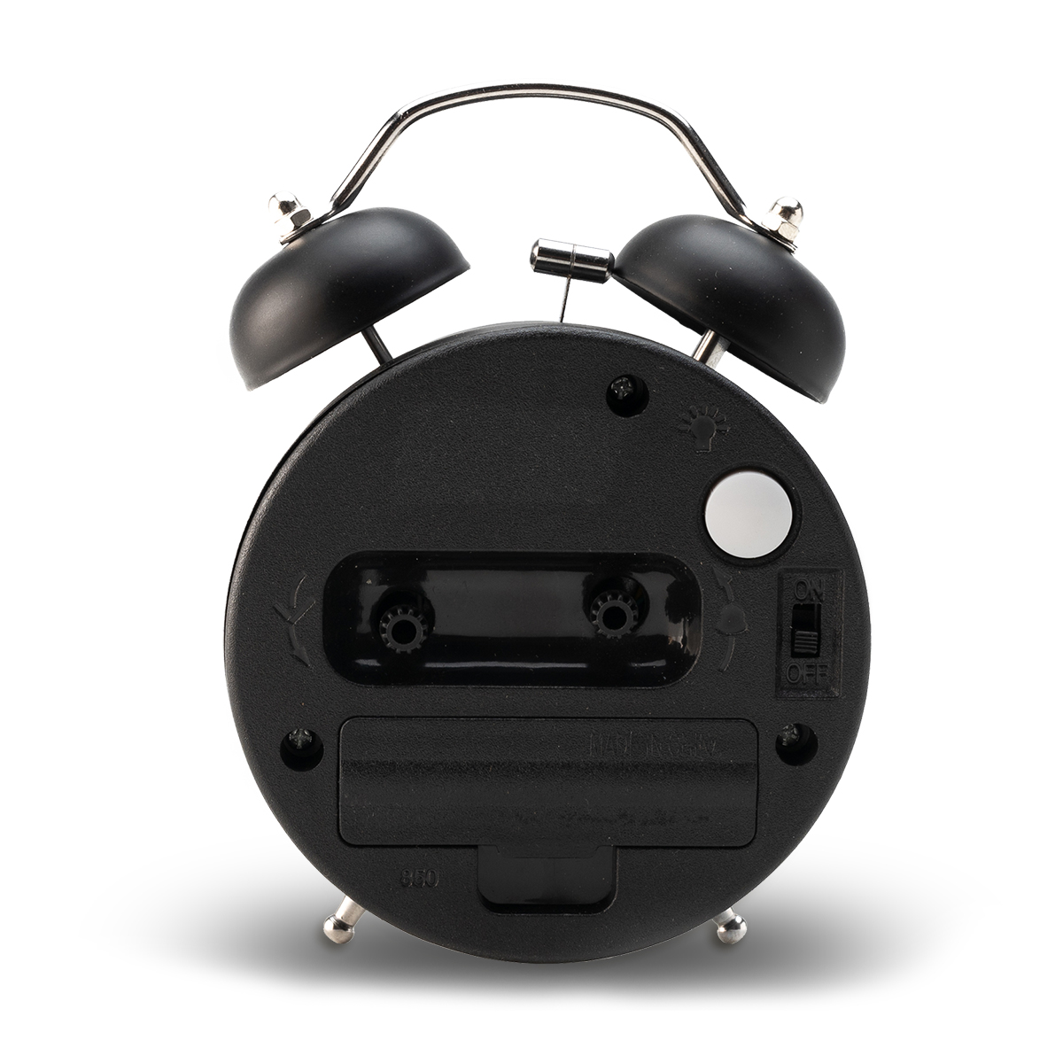 RETRO retro alarm clock, black | Promolog