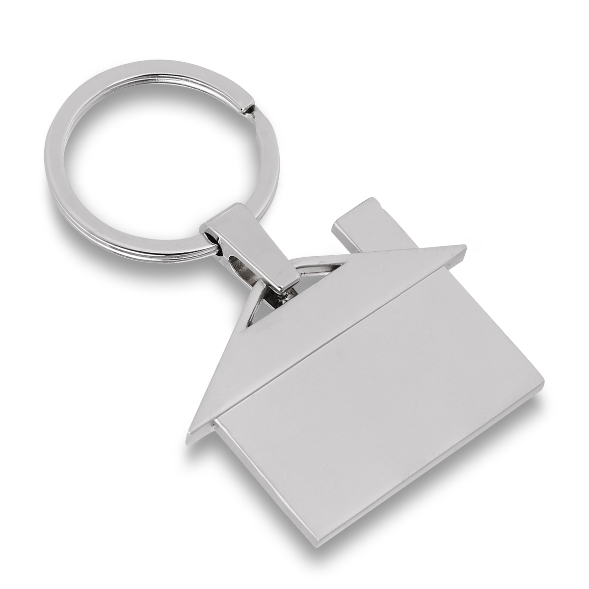 HOUSE RING key ring, silver | Promolog