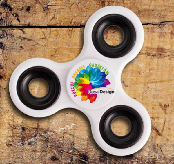 FIDGET spinner, white | LOGOnaTO